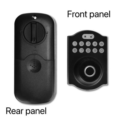 Cina Allo di alluminio Residential Electronic Lock Fingerprint Smart Lock Tuya App in vendita