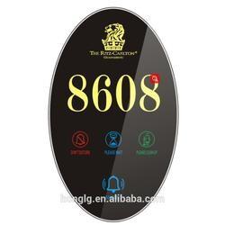 Cina DND Switch Glass Panel Door Bell Hotel Door Lock Accessori in vendita