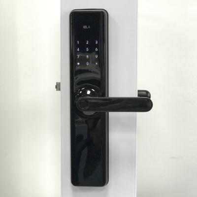 China Alumínio liga Tuya APP fechadura inteligente fechadura de porta de impressão digital exterior à venda