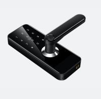 China Black Bluetooth Smart Door Lock / Fingerprint Door Lock for sale