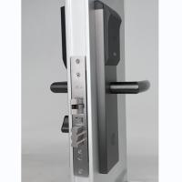 China High Security Smart Hotel Lock Black Electronic Card Door Lock for sale