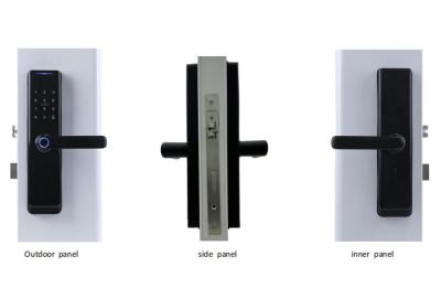 China 2024 Nueva aplicación WiFi a prueba de agua Cerradura de puerta inteligente ELA E-515 Cerradura biométrica en venta