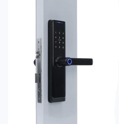 China 2024 Nueva aplicación WiFi a prueba de agua Cerradura de puerta inteligente ELA E-515 Cerradura biométrica en venta