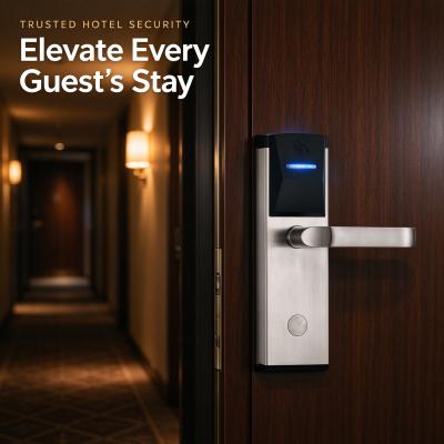 China ELA 5013 TRUSTED HOTEL SECURITY Elevate Every Guest's Stay RFID Hotel Door Lock for sale