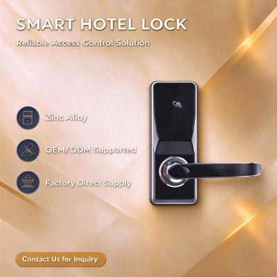 China Hot Sale High Quality Zinc Alloy Material Waterproof and Rustproof Smart Hotel Lock with OEM and ODM Service for sale