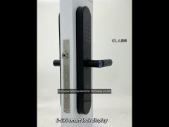 ela e-595 high quality tuya wifi digital fingerprint keyless access smart home handle lock