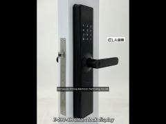 ela waterproof outdoor anti theft electronics push lock smart fingerprint digital safe door lock