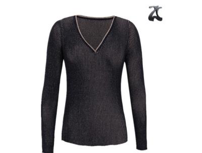 Cina Il maglione del pullover delle donne del collo di cilindro del Jersey con maglia a coste modella il servizio dell'OEM in vendita