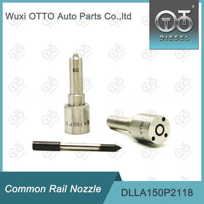 China Boquilla Common Rail de DLLA150P2118 Bosch para inyectores 0445110338 en venta