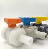 China JP Standard Plastic Ball Valves PVC True Union Socket Or Spigot for sale