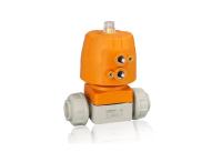 China EPDM Pneumatic Actuated Diaphragm Valve CPVC Plastic Valves Compact for sale