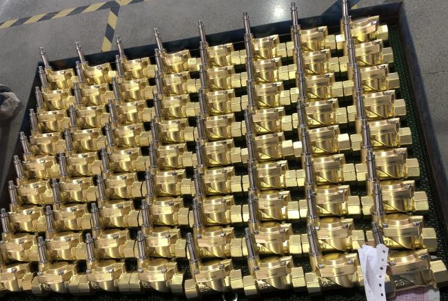 Solenoid valve assembly line