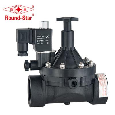 中国 2W-SLシリーズ 2方プラスチック電磁弁 1インチ 水・空気用 販売のため