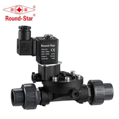 中国 2W-SLシリーズ 2方プラスチック電磁弁 1インチ 水・空気用 販売のため