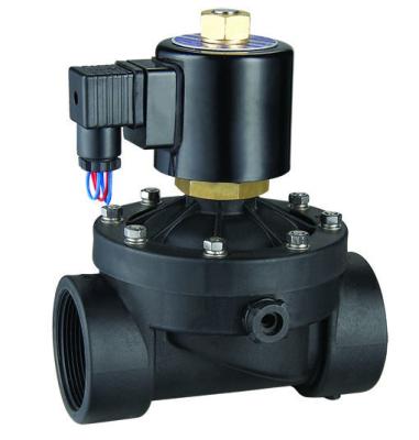 China 2WSL-K 2-Way Plastic Solenoid Valve for Irrigation Water Timer for sale