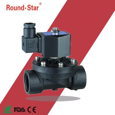 중국 2WSL-15 24V 플라스틱 워터 솔레노이드 밸브 다이어프램 타입 판매용