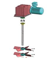 China JBQ Series Mud Agitator 3KW 60RPM Industrial Drilling Fluid Mixing Equipment with Cycloid Speed Reducer for sale