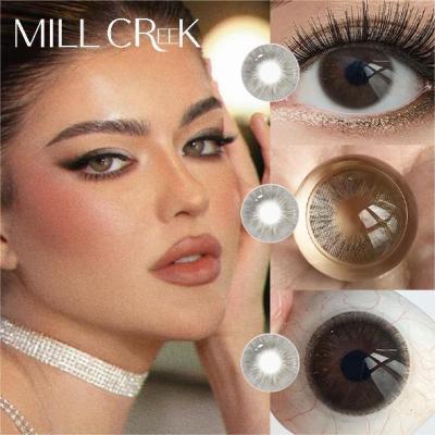 China Hydrogel Coloured Prescription Contact Lenses Monthly Compact With 38% Water Content for sale
