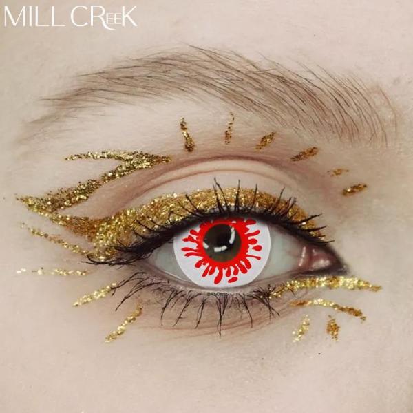 Quality 40% Water Content Red Demon Contacts Practical Millcreek Lenses Easy To Replace for sale