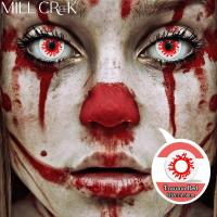 Quality 40% Water Content Red Demon Contacts Practical Millcreek Lenses Easy To Replace for sale