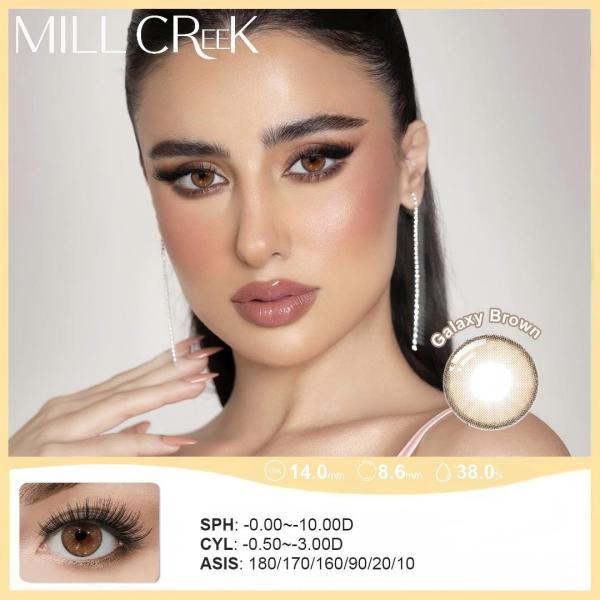 Quality 1 Day Disposable Astigmatism Eye Color Contacts 88Dk/T Oxygen Permeability 38% for sale