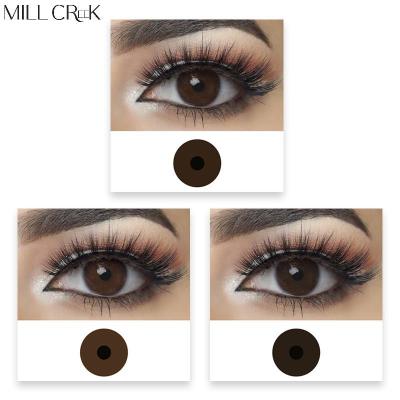 China 365 Days Prosthetic Special Effect Contact Lenses Dark Coffee Standard Size Millcreek Lenses for sale