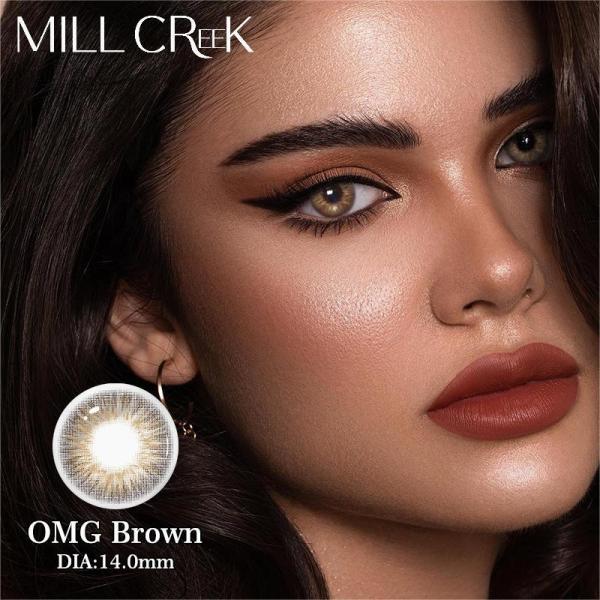 Quality 14mm Diameter Monthly Colored Contact Lenses With High Oxygen Permeability for sale
