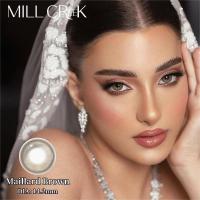 Quality Hydrogel Monthly Colored Prescription Contacts 14.2mm Diameter Millcreek Lenses for sale