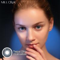 Quality Blue And Purple Colored Contacts Yearly 8.4-8.8mm Base Curve Comfortable for sale