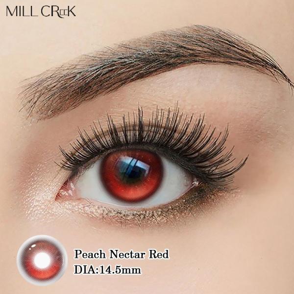 Quality 14.5mm Diameter Daily Contact Lenses Peach Nectar Millcreek Lenses With HEMA for sale