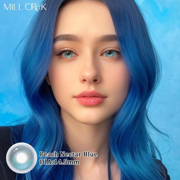 Quality 14.5mm Diameter Daily Contact Lenses Peach Nectar Millcreek Lenses With HEMA for sale