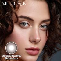 Quality Caramel Starlight Monthly Prescription Colored Contacts 0.08mm Center Thickness for sale
