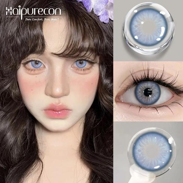 Quality Colored Daily Disposable Lenses Natural 8.5mm Base Curve 14.5mm Diameter for sale
