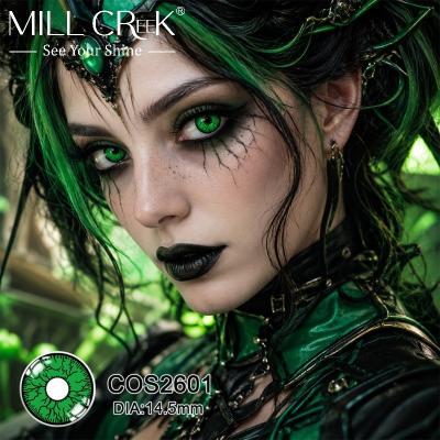 China MILLCREEK Crazy Cosplay Contact Lenses 14.5mm 40% Water Content HEMA Material Vivid Hues Instant Cosplay for sale