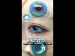 spring diary blue 14.5mm diameter daily disposable lenses with high moisture content