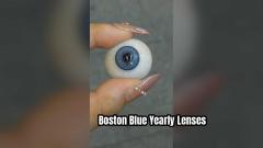 Boston Blue 14.2mm Factory Direct Yearly Fashion Contact Lenses Wholesale Manufacturer Low Irritatio