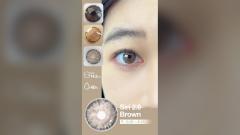 Millcreek New Series Natural Soft Contact Lenses Big Eyes Colored Contact Lenses for Eye Makeup