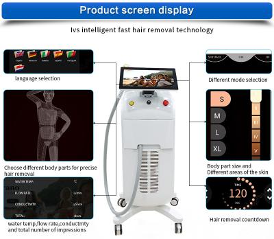 Cina Macchina 1200W 1600W del platino del ghiaccio di Israel Laser Hair Removal Soprano del laser a diodi in vendita