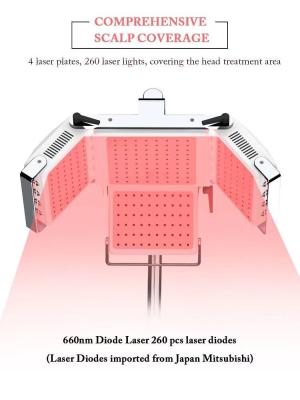 Cina la terapia LED dei capelli della macchina della crescita dei capelli del laser delle lampade del laser a diodi 260pcs si sviluppa in vendita