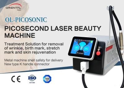 Cina ringiovanimento della pelle del sopracciglio di rimozione della macchina 800w del laser di picosecondo 2000ps in vendita