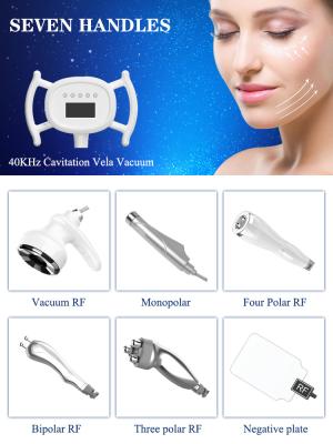 China Fat Freezing 6 In 1 Multifunction Monopolar V49 Skin Tightening Machine for sale