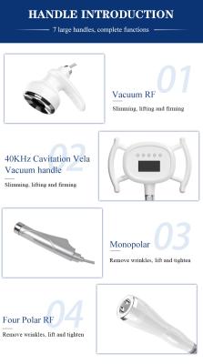 China Fat Freezing 6 In 1 Multifunction Monopolar V49 Skin Tightening Machine for sale