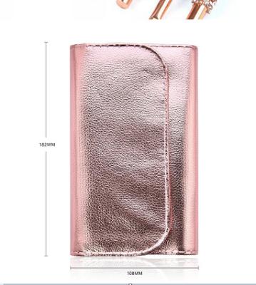 Cina Borsa dell'unità di elaborazione di Crystal Diamond Brush Set del fondamento 10 della polvere della fibra sintetica in vendita