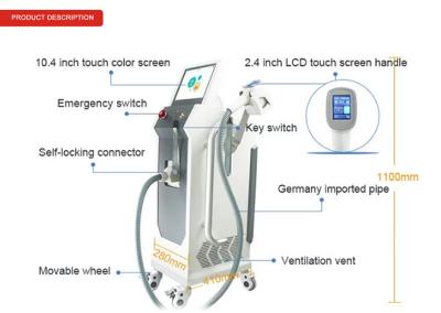 Cina 12*16mm macchina permanente 3 di depilazione di 808 laser a diodi in 1 in vendita