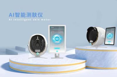 Cina Macchina di prova facciale dell'analizzatore dell'analizzatore di cura di pelle di 8 spettri automatica in vendita