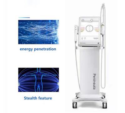 Chine 7d vmax Hifu micro a focalisé la machine de levage de visage d'ultrason rf 2 In1 3000 coups à vendre