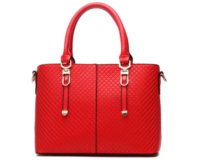 China Tragbare rote lederne Schulter-Handtaschen/Totalisator-Handtaschen-sichere äußere Taschen zu verkaufen