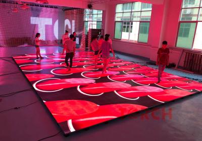 Cina Piastrelle per pavimento interattive commerciali 1R1G1B P4.81 P2.064 dello schermo del LED in vendita
