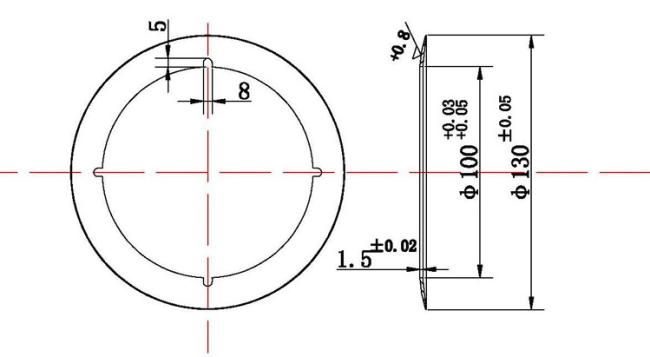 plastic film slitting machine cutting blade