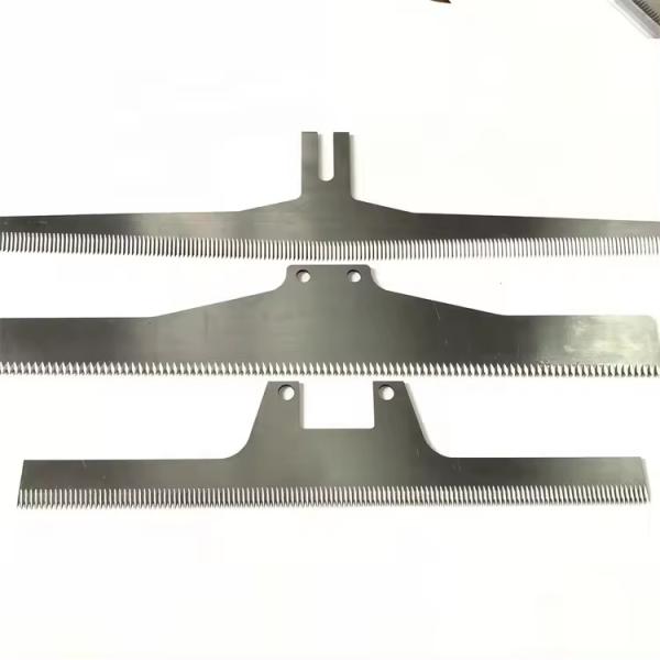 Quality High-Strength Zig Zag Cutter Blade Knife Rust Resistant Toothed Knife for sale